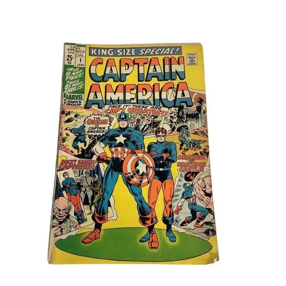 Marvel | Accents | Vintage971 Captain America Comic Issue No 133 | Poshmark